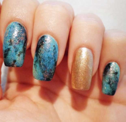 Nail Art Turchese: contro stress e negativita - Beautydea