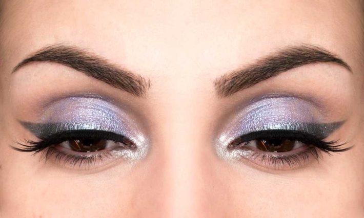 Trucco viola per occhi marroni facile e veloce - Beautydea