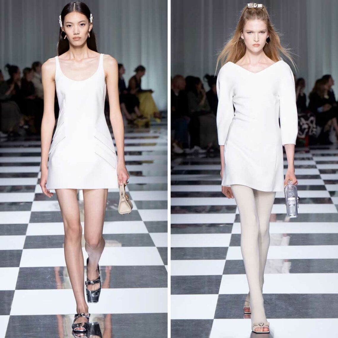 Sfilata Versace Primavera Estate 2024: video e look