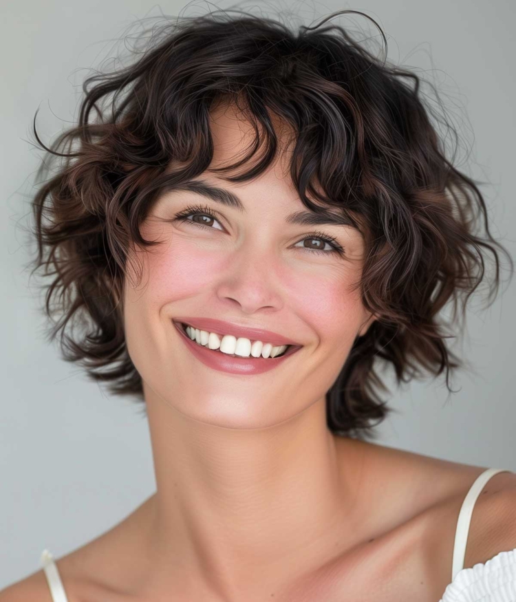 Capelli corti ricci: i tagli migliori per pettinarsi senza fatica