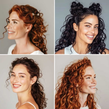 Acconciature capelli ricci: 250 idee semplici e bellissime
